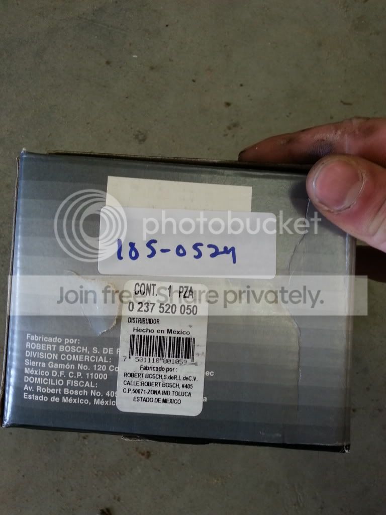 Aba obd1 bosch distributor and rotor brand new | VW Vortex - Volkswagen ...