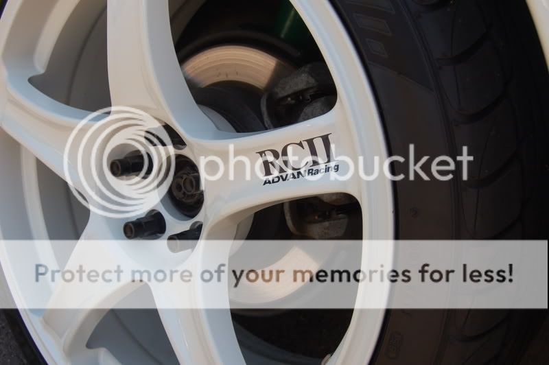 FS-Advan RCII's in Pearl White-18x8.5 +45 5x100... Brand new condition ...