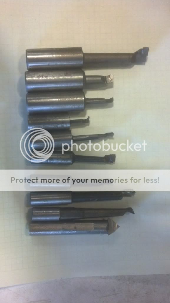 FS lathe mill tooling cutters Aloris BXA holders Indicol w/Intrarapid