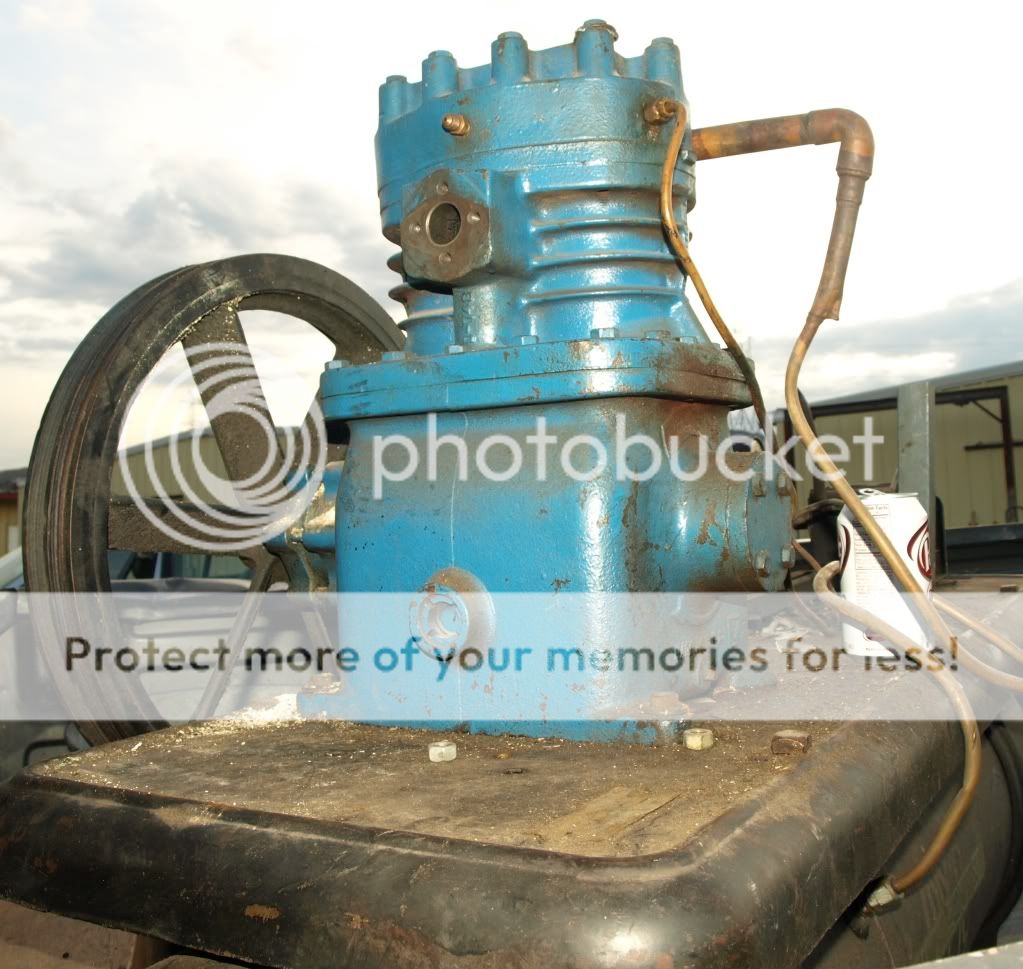 Antique Machinery and History | My Brand New 80 year old Compressor ...