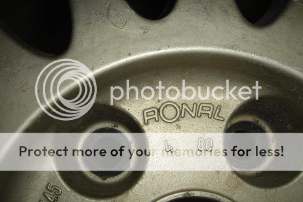 15" Ronal R8's - Original Audi Ur-Quattro Wheels - $50 + shipping | VW ...