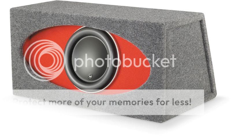 Ported H.O. Wedge™ enclosure with one 12" W7 subwoofer | VW Vortex ...